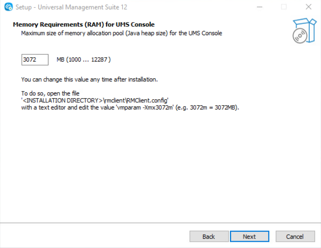 IGEL UMS Installation under Windows